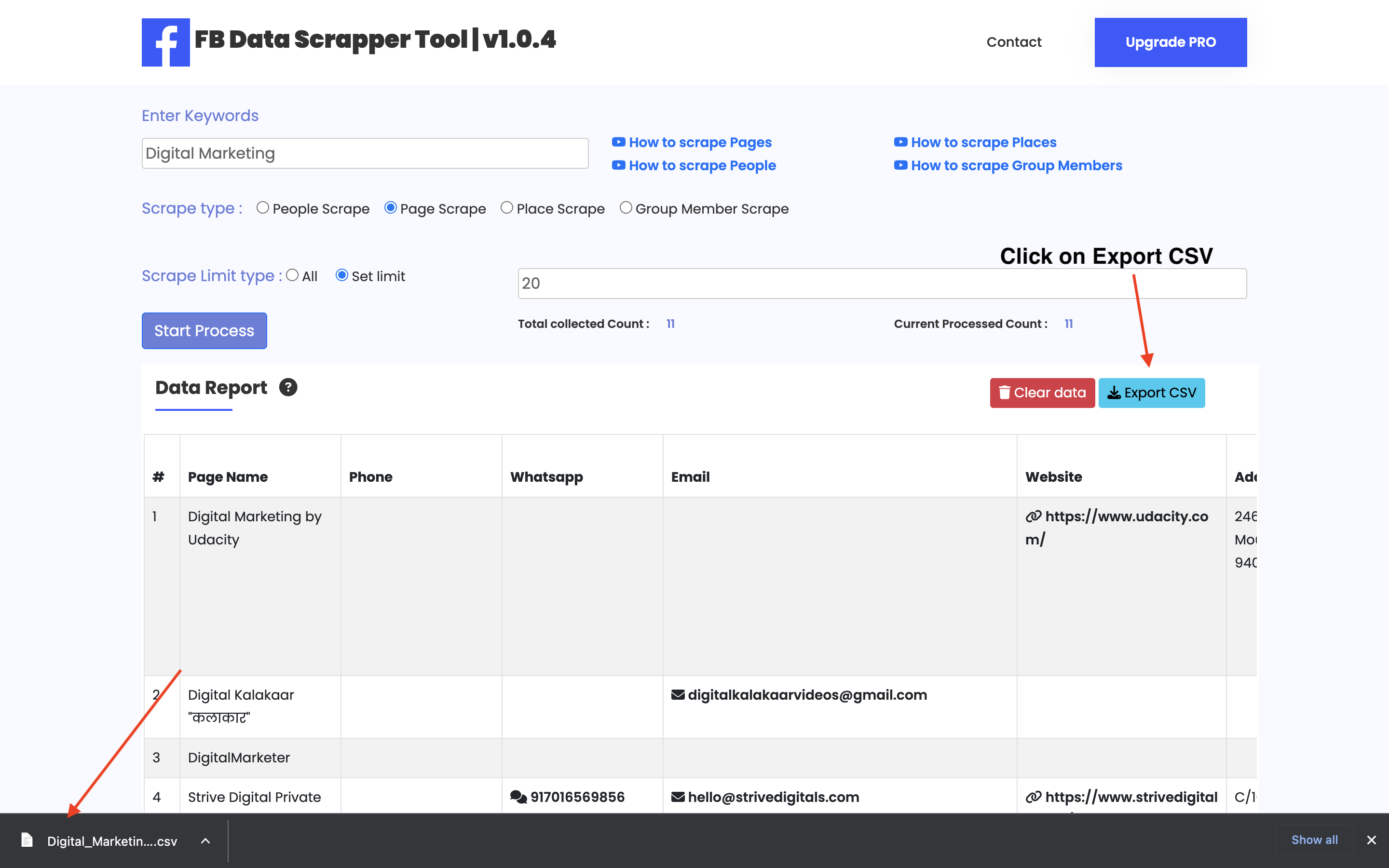 Facebook Scraper: How to use FB Scraper Tool | ScrapperTool