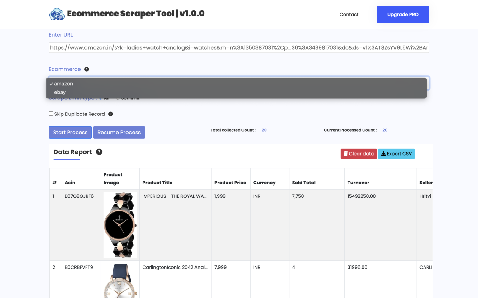 How to use Ecommerce Scraper Tool: Benefits of Scraper Tool